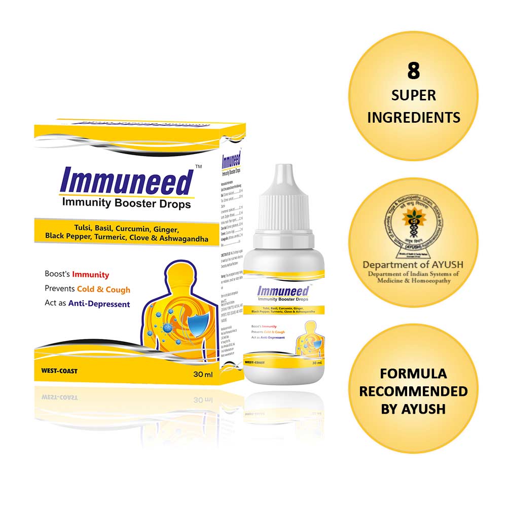 Immuneed Immunity Booster Drops at Best Price in India | Healthkart.com