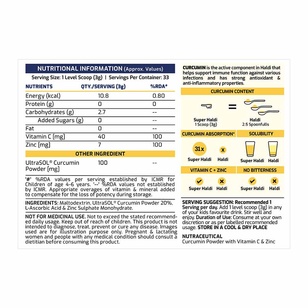 Gritzo SuperHaldi Kids Immunity, Antioxidant & Anti-Inflammation ...