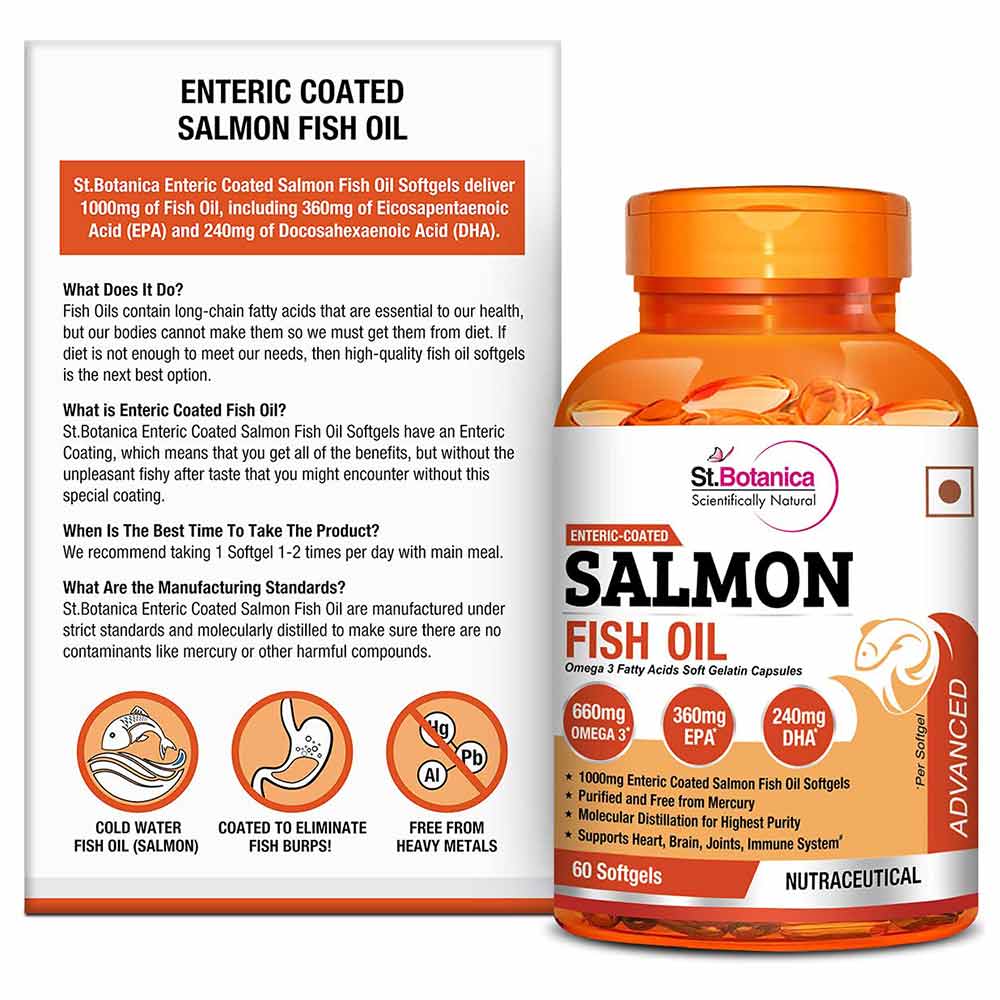 Salmon Fish Oil 1000mg Advanced at Best Price in India | Healthkart.com