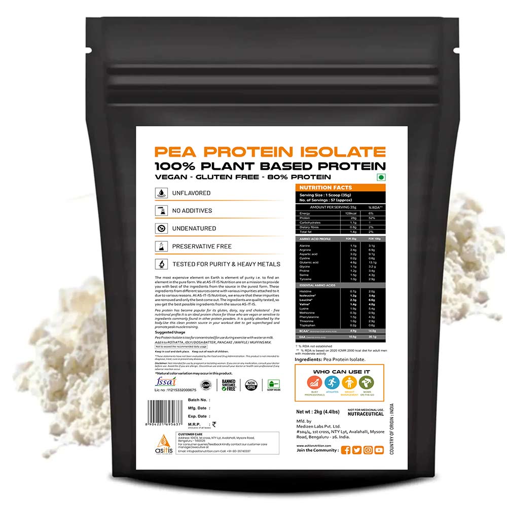 Pea Protein Isolate at Best Price in India | Healthkart.com