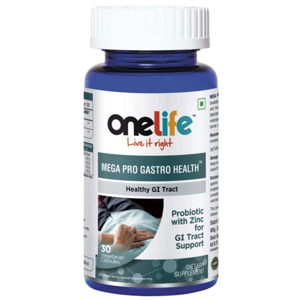 OneLife Mega Pro Gastro Health, 30 capsules at Best Price in India ...