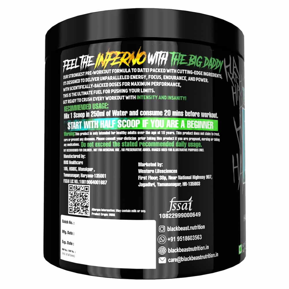 The Big Daddy Inferno Pre-Workout at Best Price in India | https://www ...