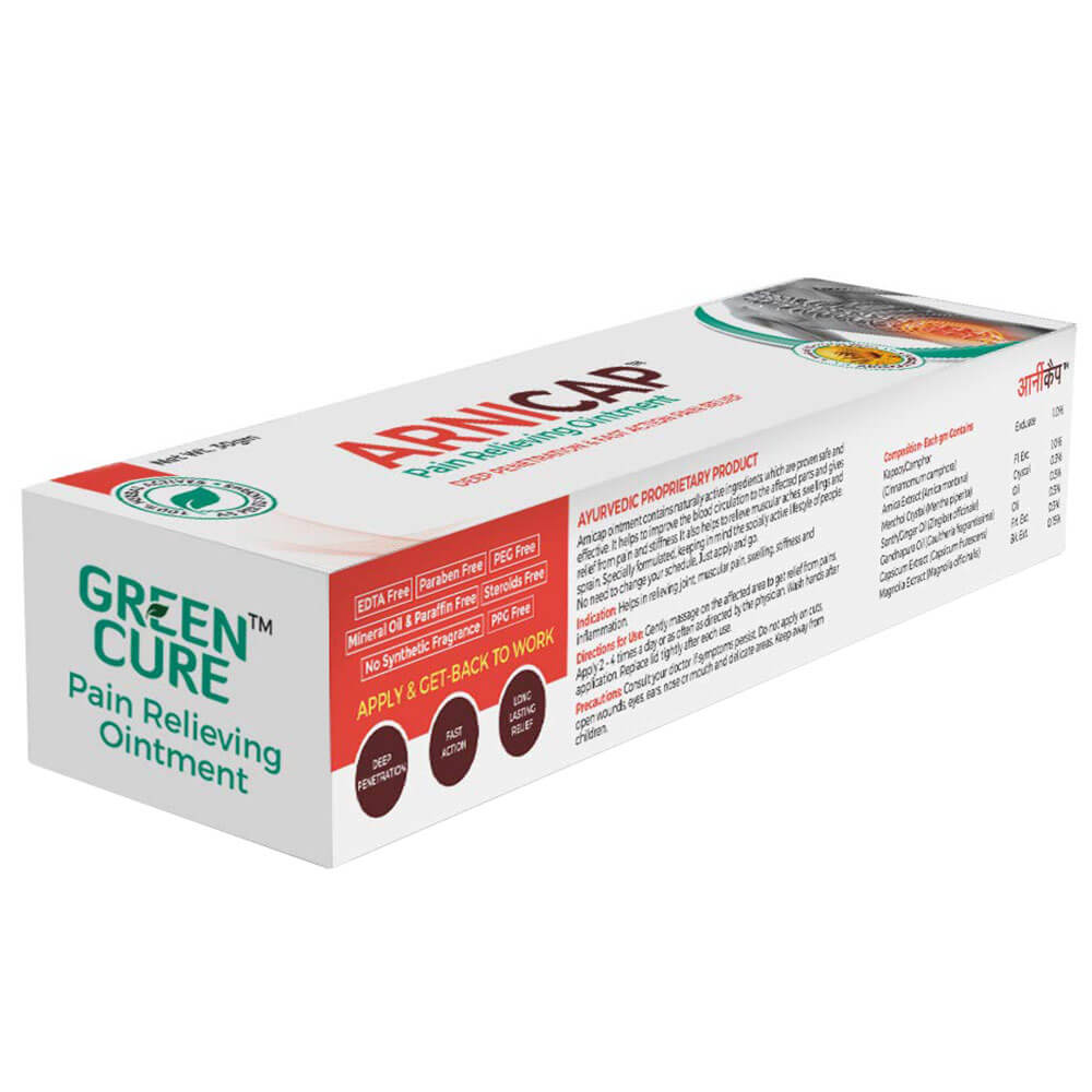 Green Cure Arnicap Pain Relieving Cream, 30 g at Best Price in India ...